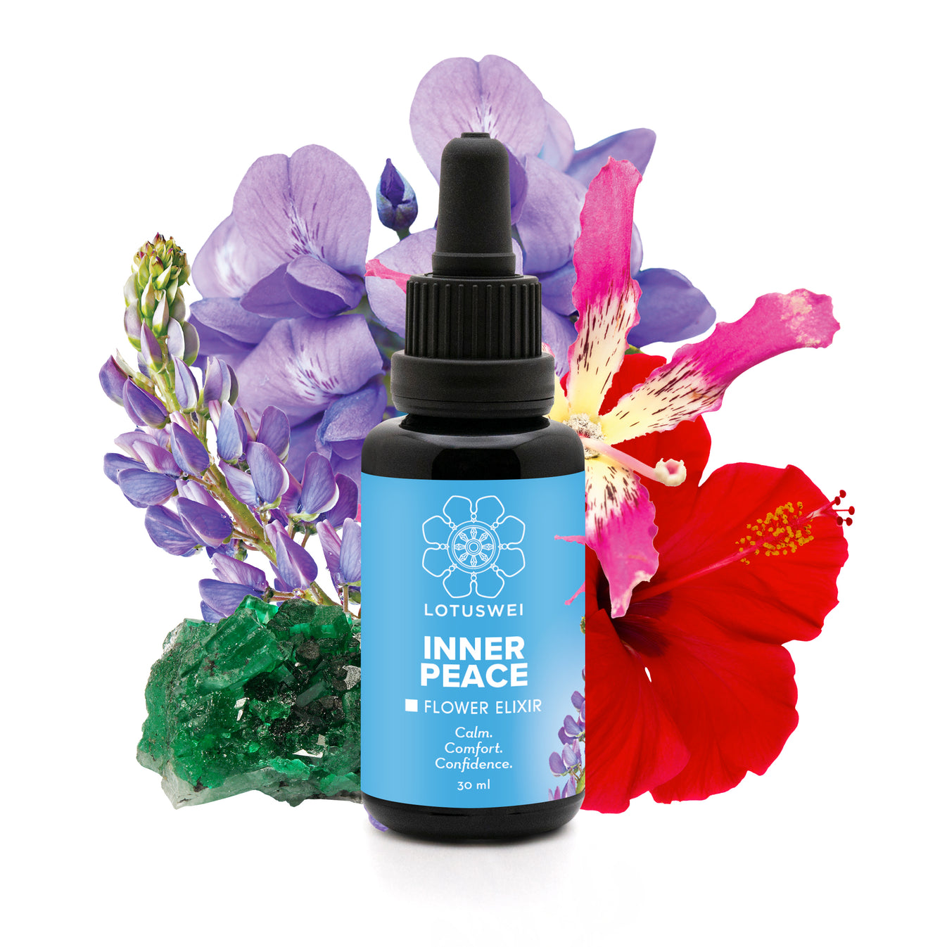 Inner Peace Flower Essence Elixir | LOTUSWEI