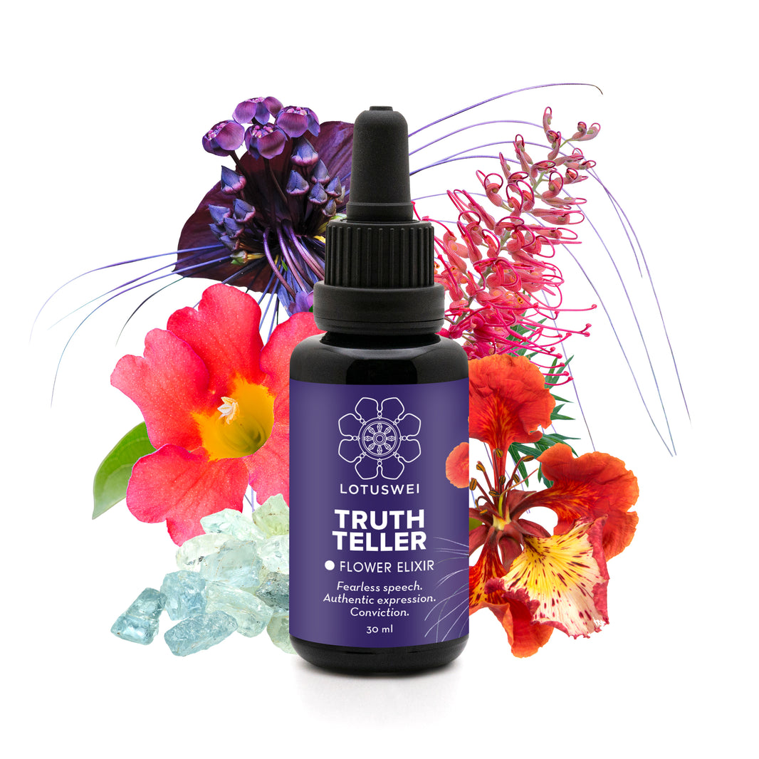 TRUTHTELLER | Flower essences for powerful speech. – LOTUSWEI
