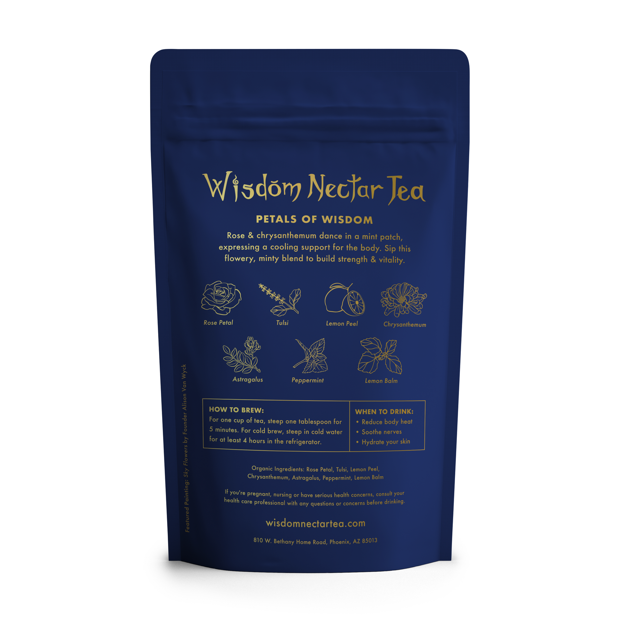 Wisdom Nectar: Petals of Wisdom Tea