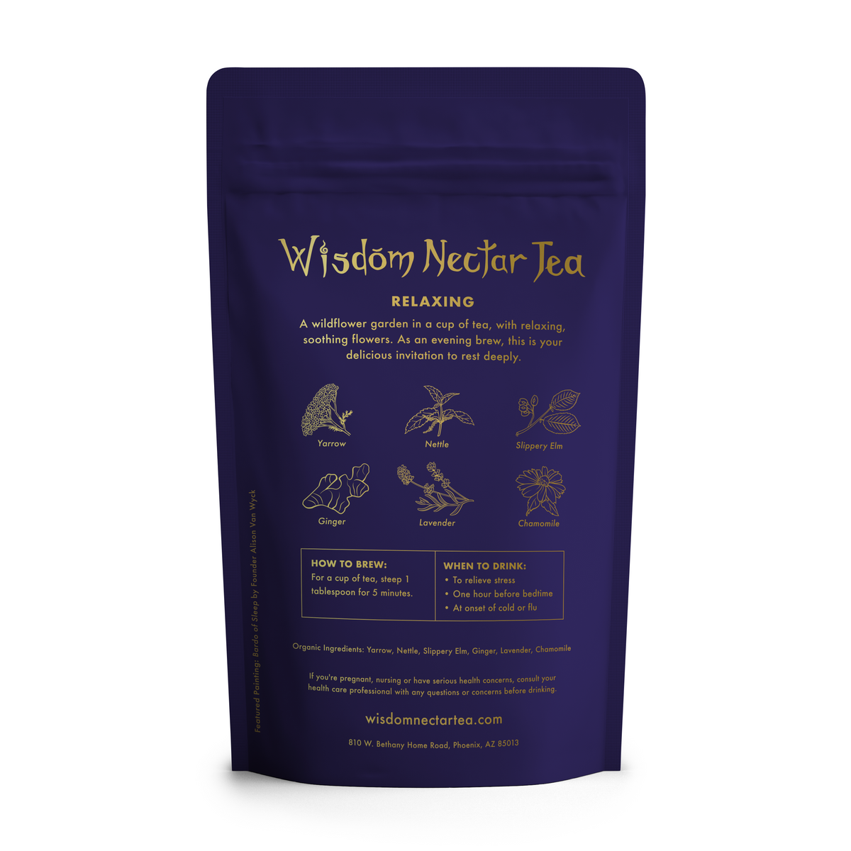 Wisdom Nectar: Relaxing Tea - LOTUSWEI
